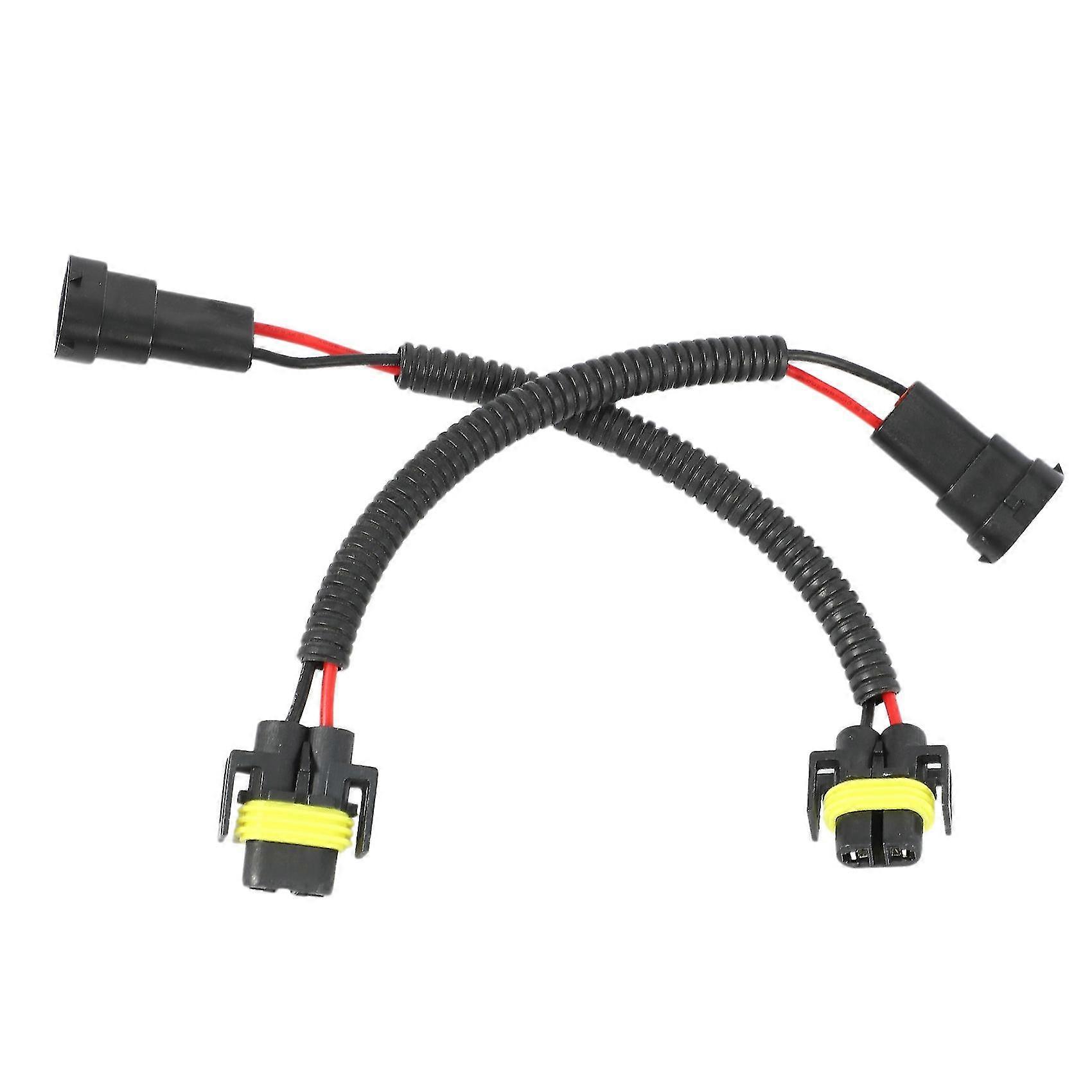 2pcs 9006 To H11 H8 Headlight Fog Light Conversion Connector Wiring ...