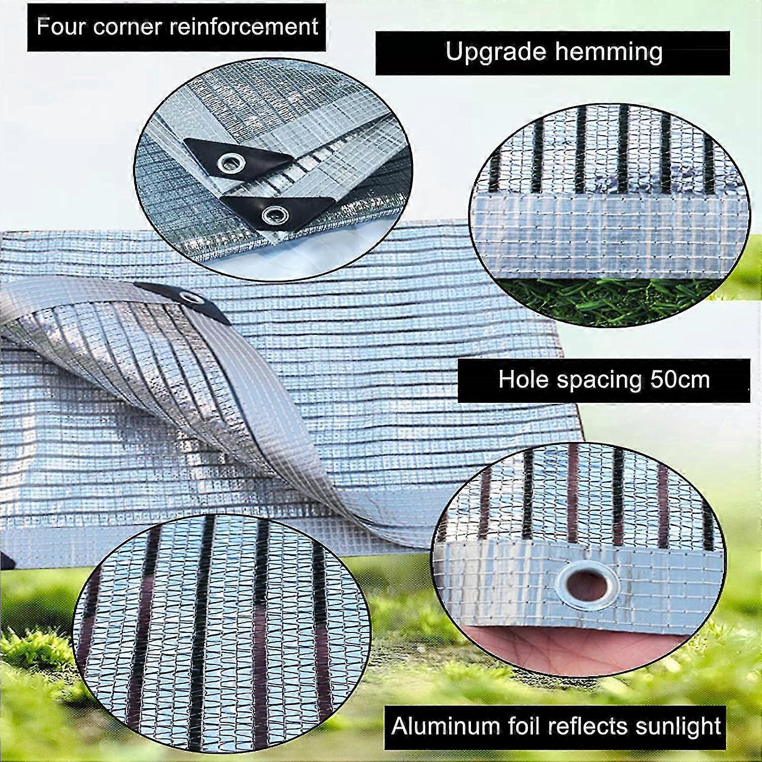 75% Reflective Aluminum Shade Net, Shade Net, Uv Resistant Shade Cloth ...