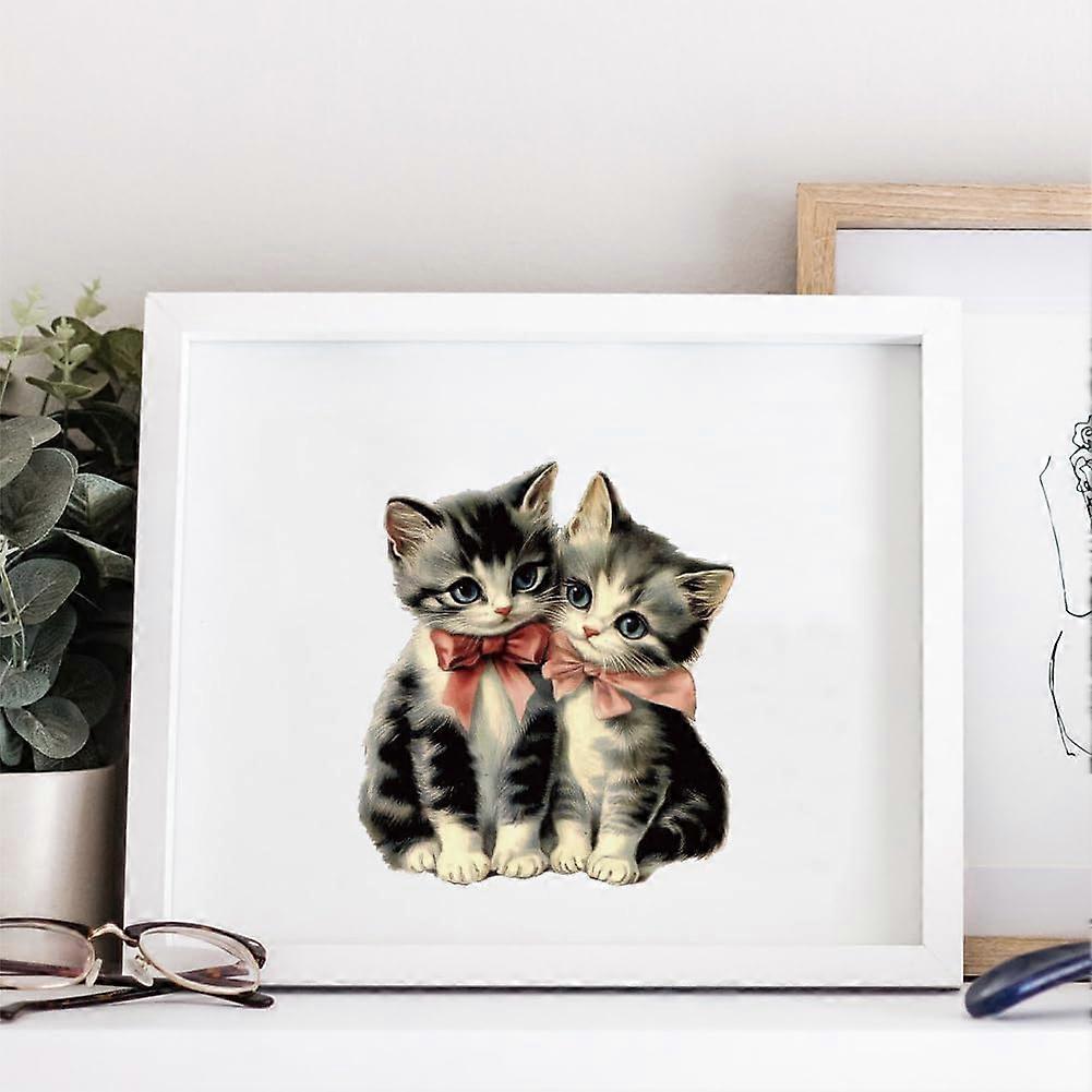 3pcs/Set Cartoon Cat Rub on Transfers for Furniture and Crafts 6x12 ...