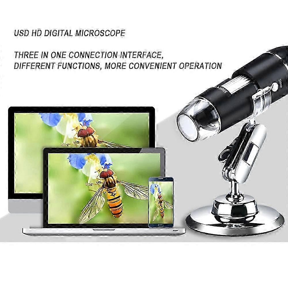 3 in 1 USB Digital Microscope, Endoscopic Camera, Adjustable ...