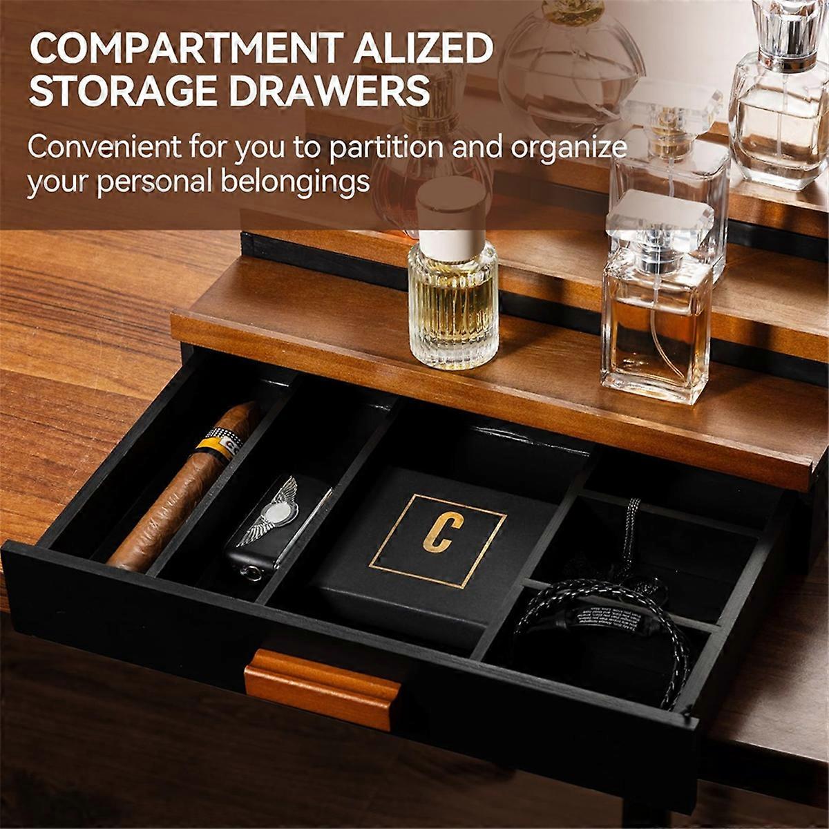 Wooden Cologne Display Stand Organizer for Men,3 Tier Cologne Display ...