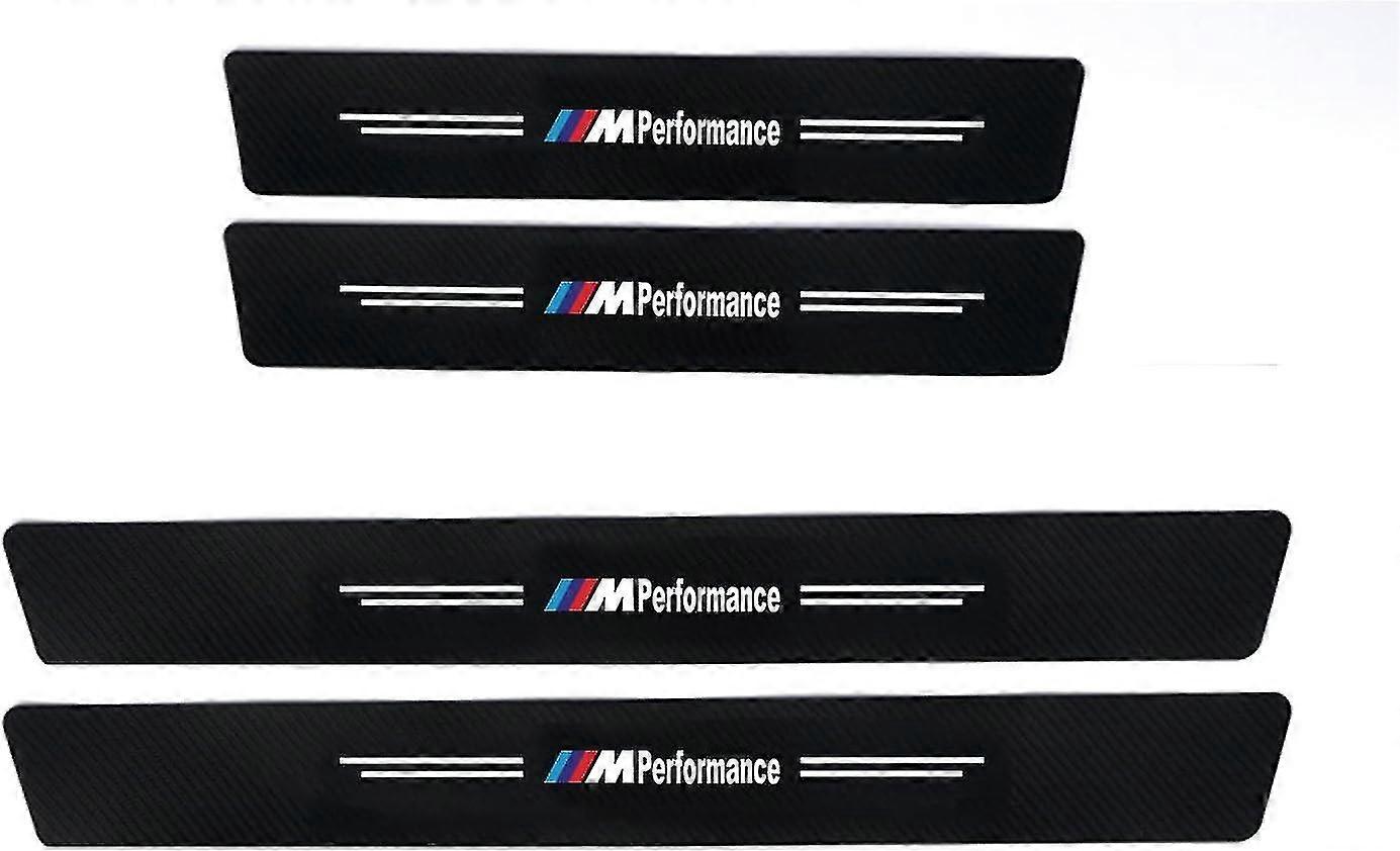 4 Car Door Sill Protector Film,Carbon Door Step Protector,Step Door ...