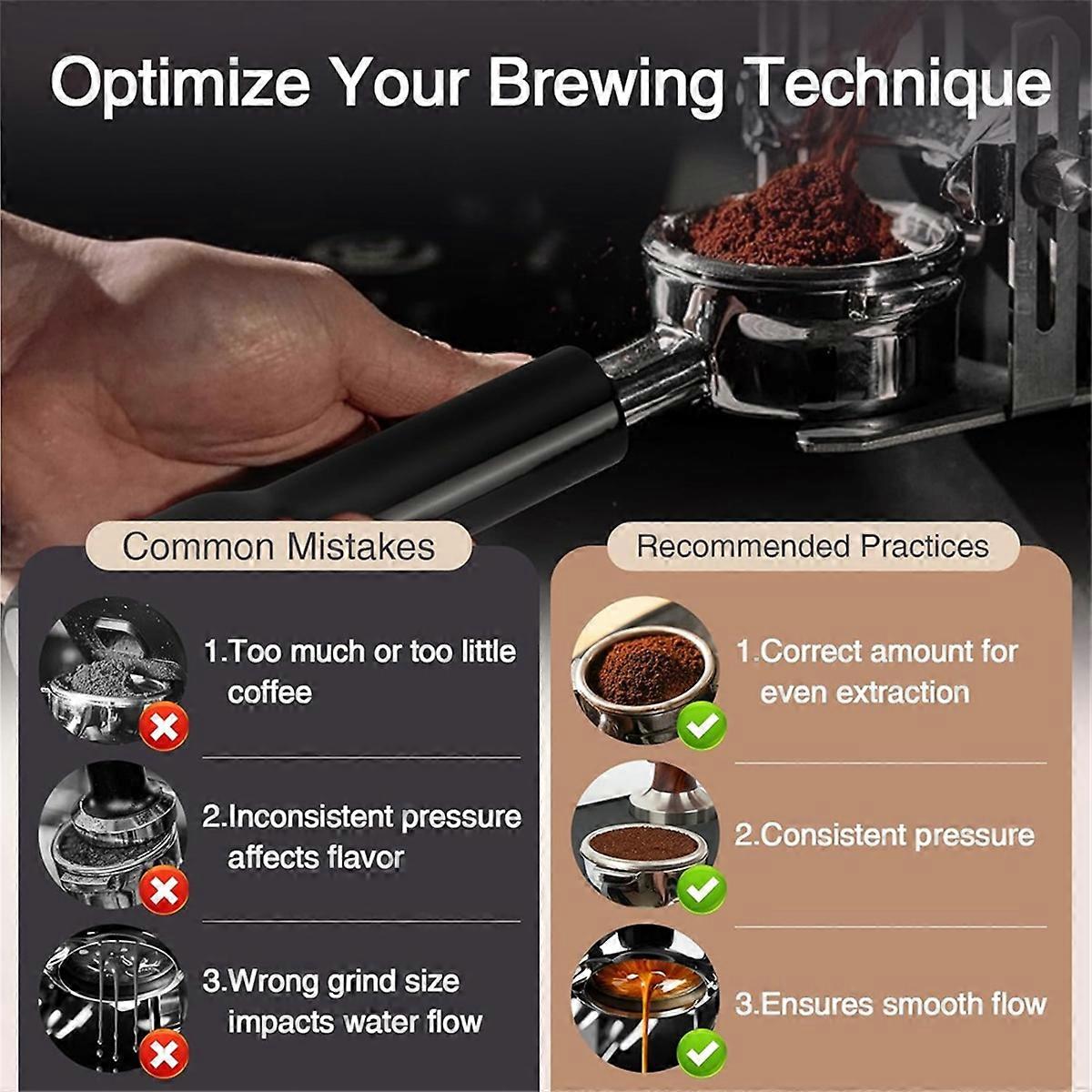 51mm Bottomless Portafilter 3 Ears Head for Delonghi Dedica EC680/EC685 ...