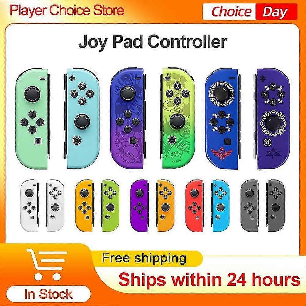 Switch JoyPad Joycons Controller For Nintendo Switch with Wrist Strap ...