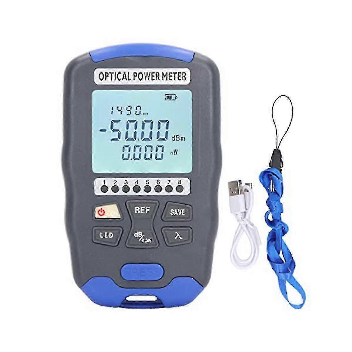 2026 Optical Fiber Power Meter,10km 10 Wavelengths Universal Optical ...