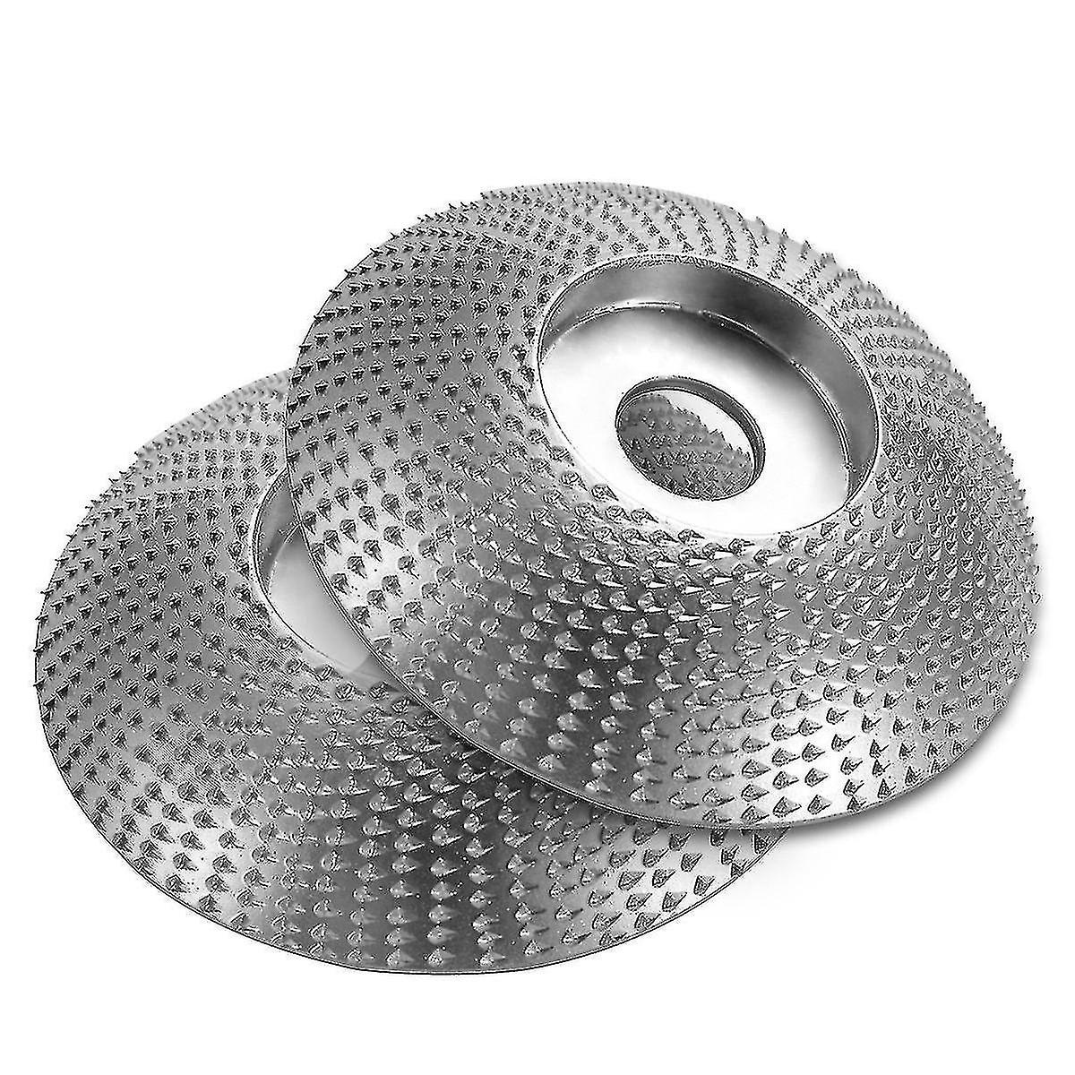 2pcs Wood Grinding Wheel Rotary Disc Sanding Wood Carving Abrasive Disc ...