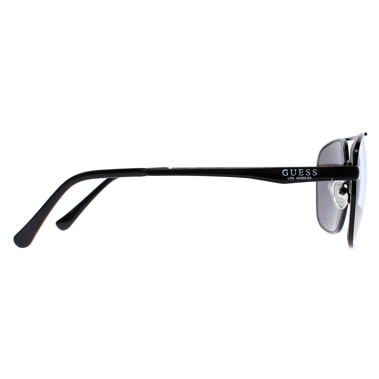 Guess Sunglasses GF0211 01C Black Silver Mirrored | Fruugo UK