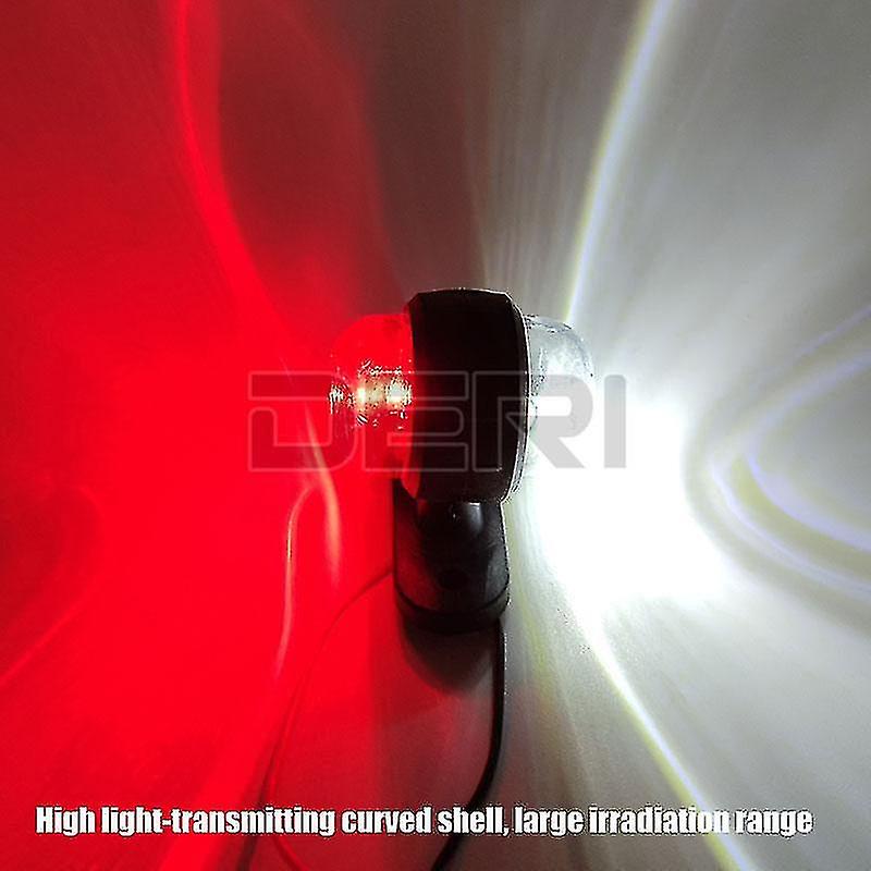 2pcs Truck Trailer Lights Led Side Marker Position Lamp Lorry Tractor ...