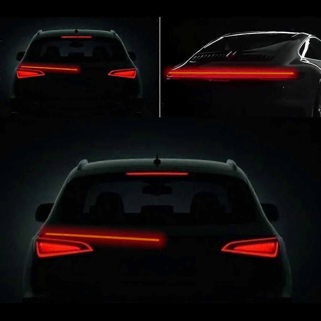 Universal LED Rear Spoiler Lip Kit for Car Trunk Exterior Brake Light ...