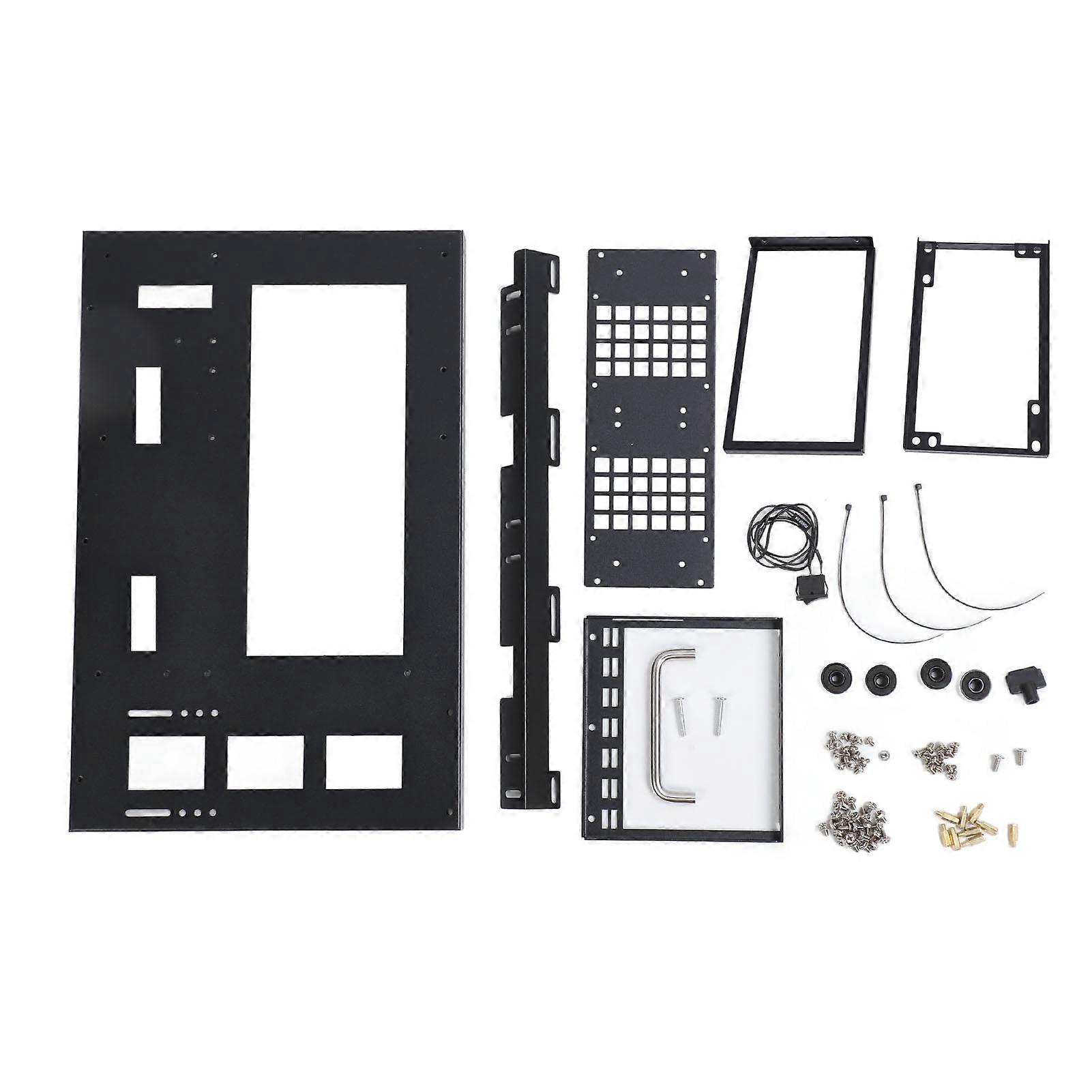 DIY Computer Motherboard Case Rack Powerful Cooling Steel Plate ATX M ...