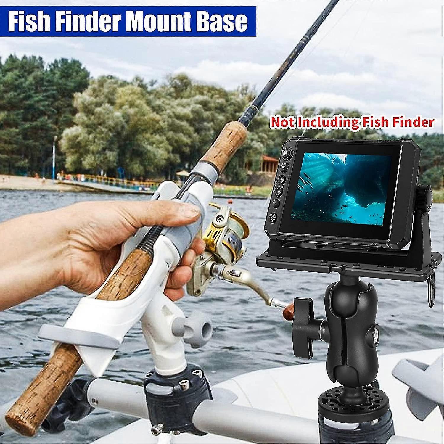 Fish Finder Mount Base, Universal Mounting Plate, Fish Finder Bracket ...