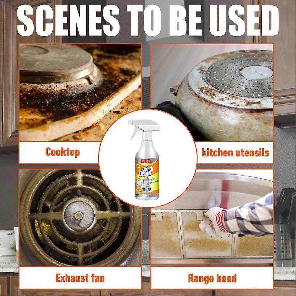 Foam Cleaner Kitchen Grease Cleaner Stain Remover Magic Degreaser Spray ...