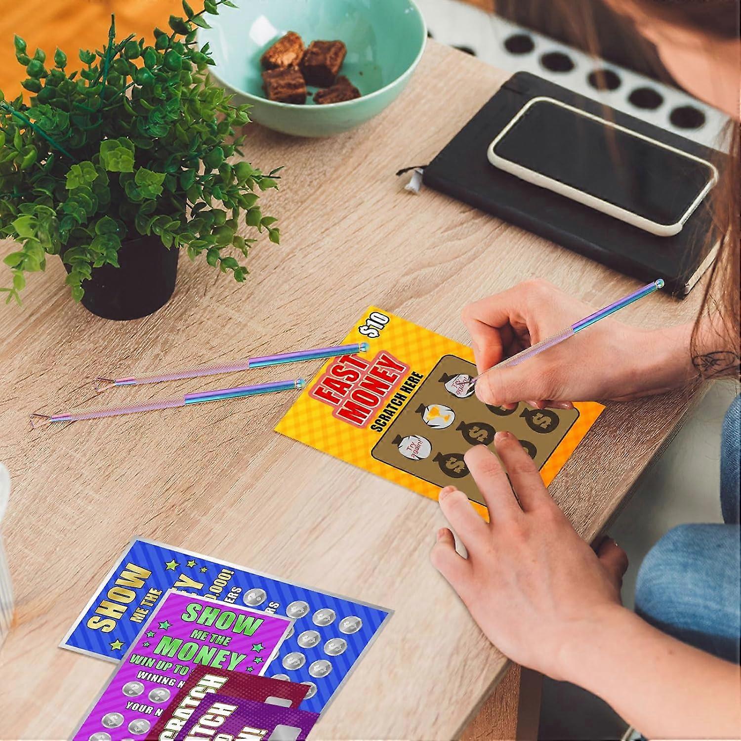 3pcs Lottery Scratcher Tools, Premium Stainless Steel Scratchcard ...