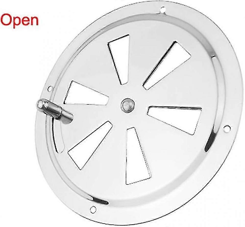 5 Inch Stainless Steel 316 Boat Marine Round Air Louver Vent Grille ...