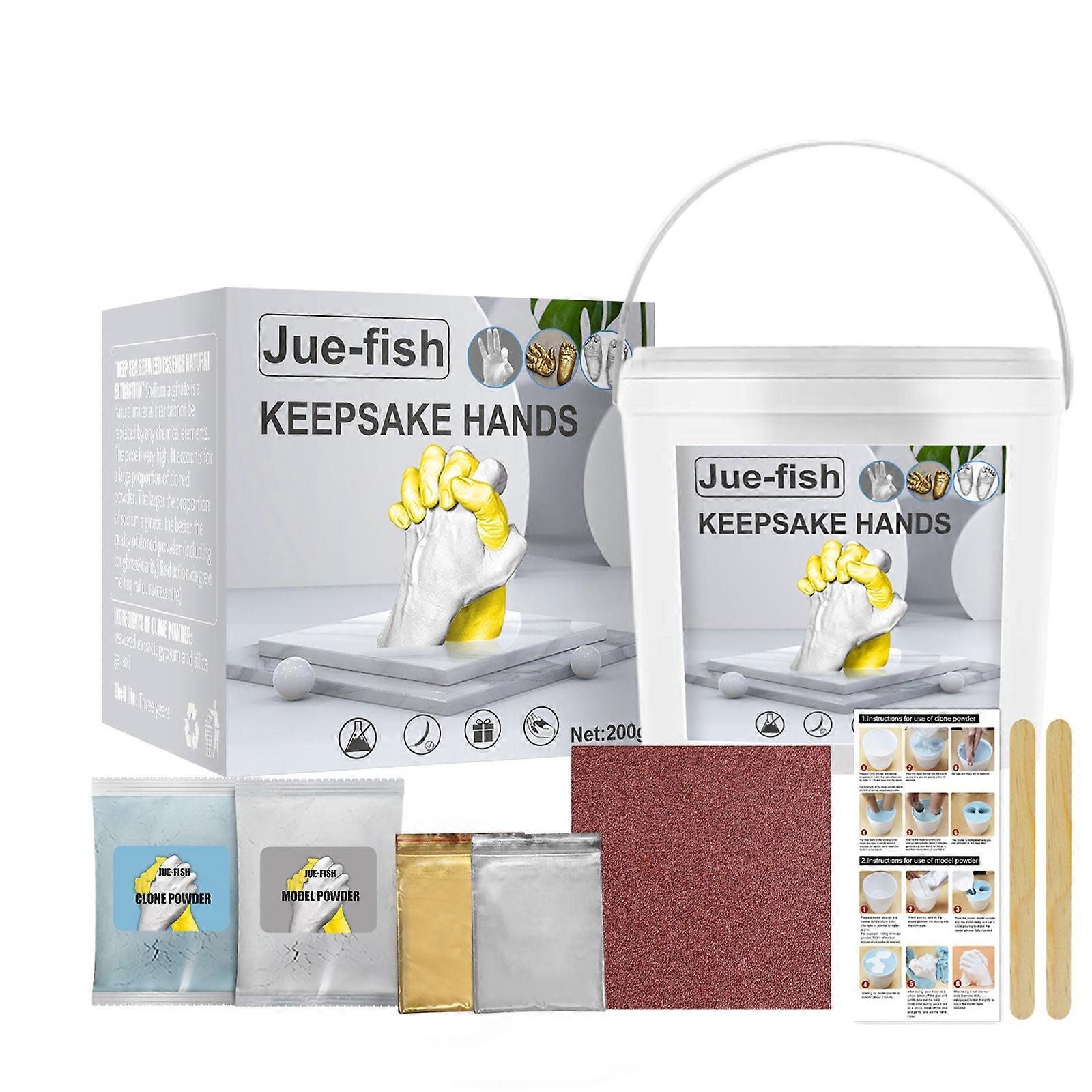 Hand Casting Kit DIY Hands Plaster Molding Sculpture Set Holding Craft ...