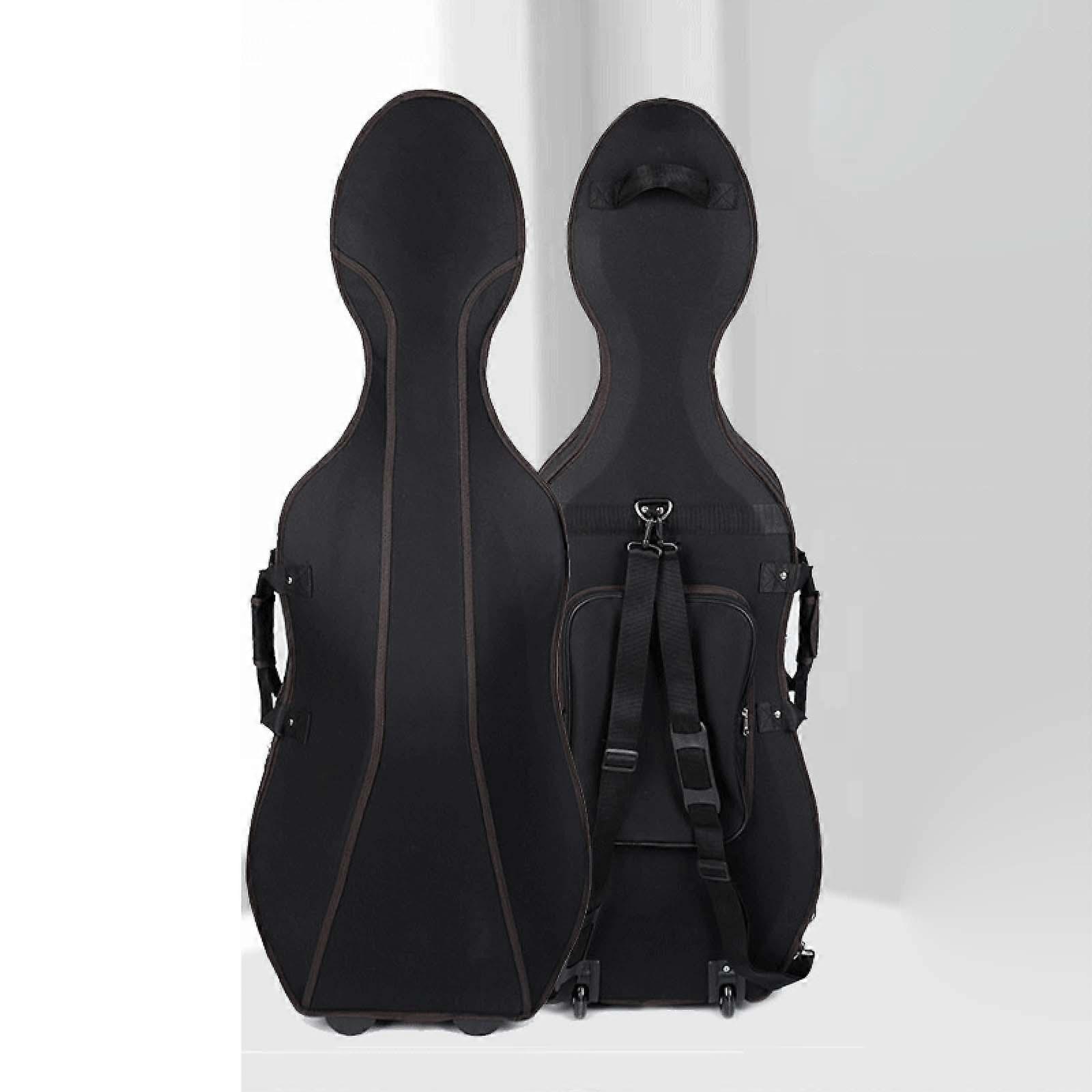 Cello Travel Case and Wheels Portable for Beginner Enthusiasts Violin ...