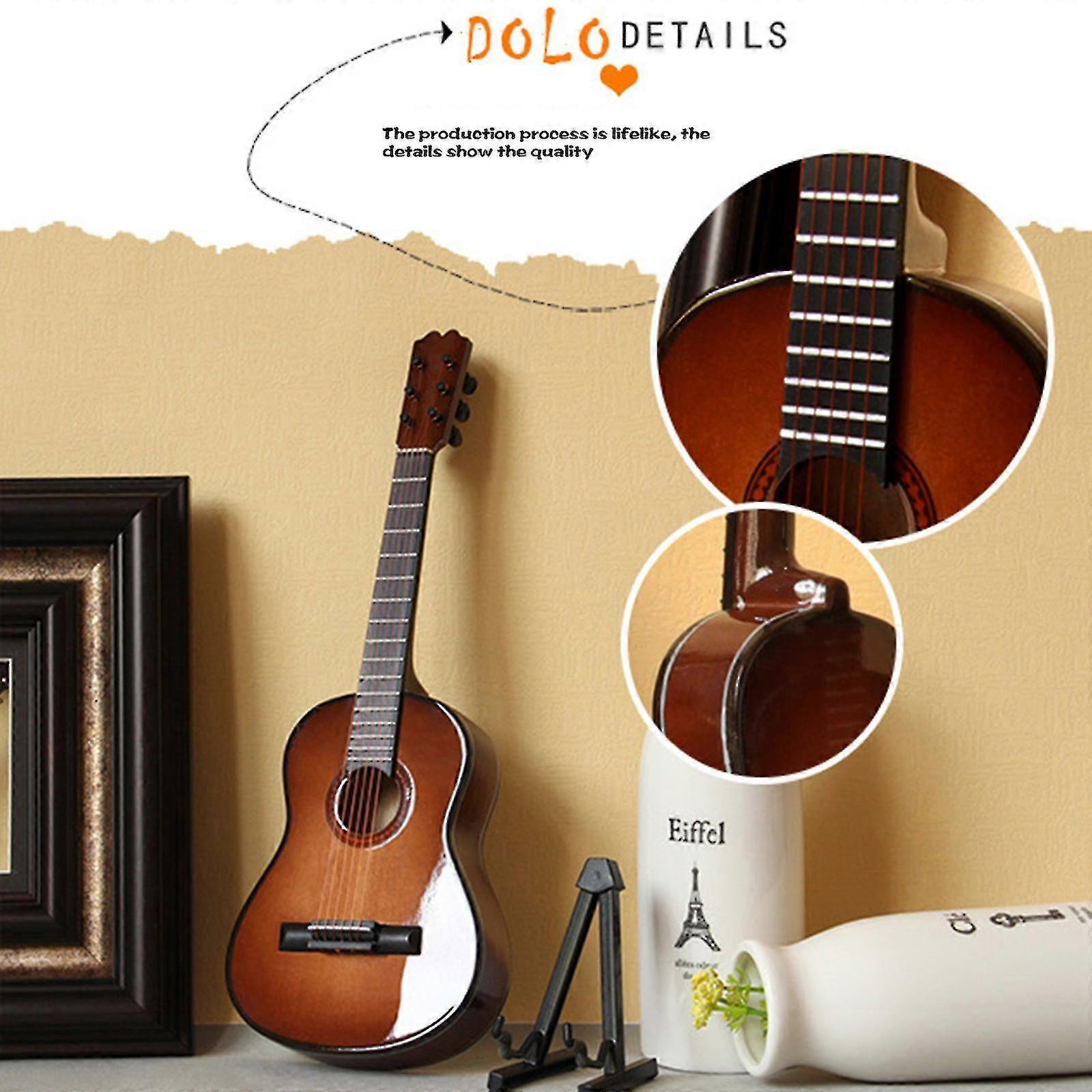 Ornamental Miniature Replica Guitars Mini Classical Guitar/electric ...