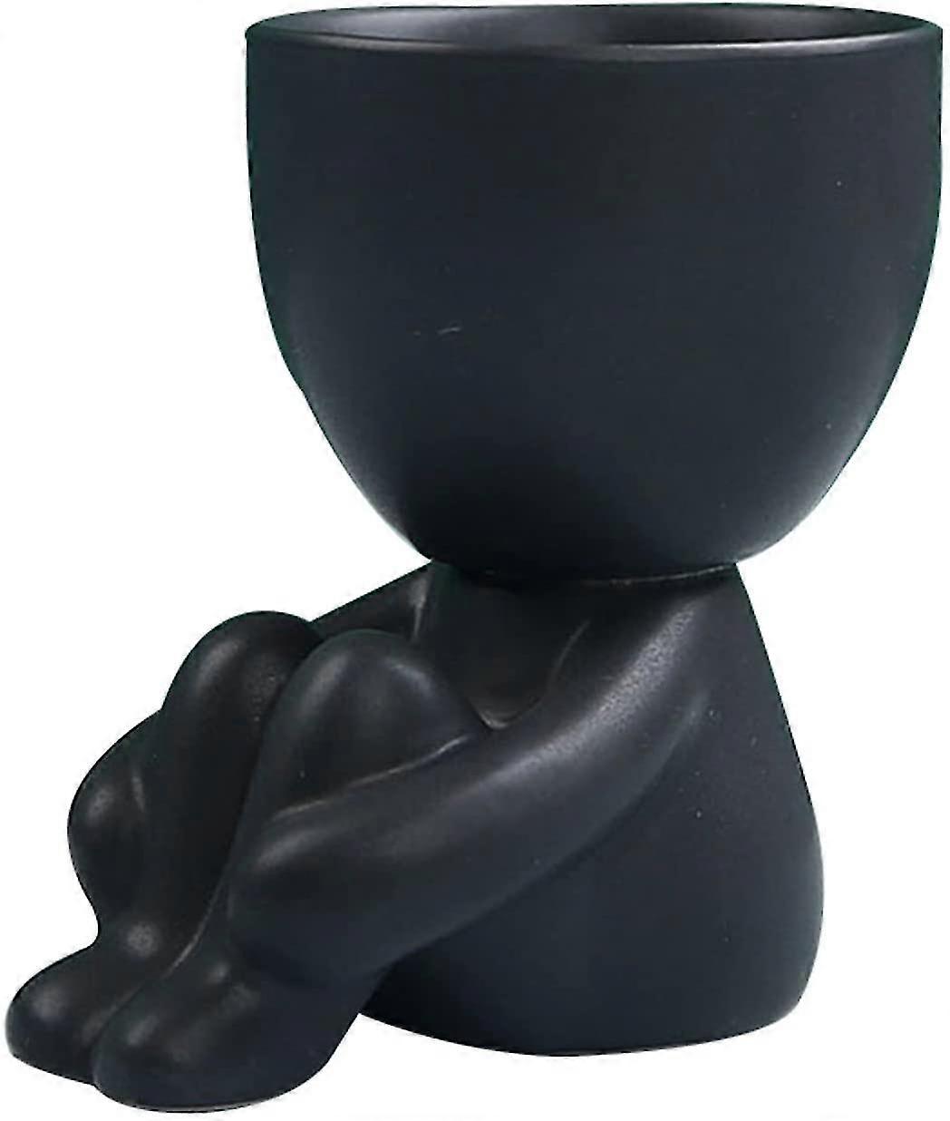 Mini-rodzina Doniczka Human Being Shape Ceramiczny pojemnik na sadzarkę ...