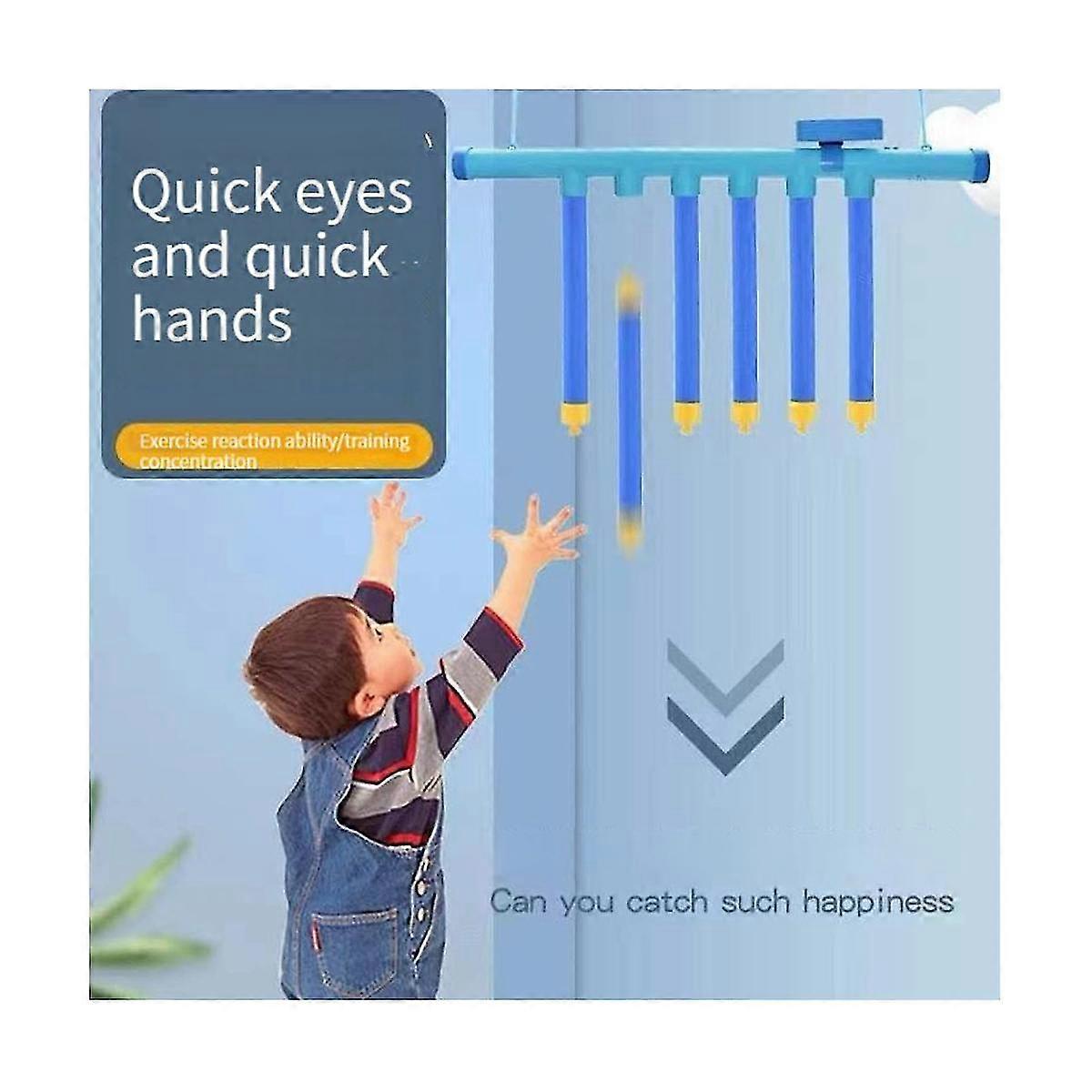 Falling Sticks Game Toy Eye Hand Fast Exercise Training Reaction Ability Force Props Kid ...