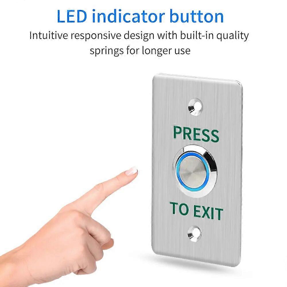 Waterproof Touch Exit Switch Outdoor Backlight Exit Button Release ...
