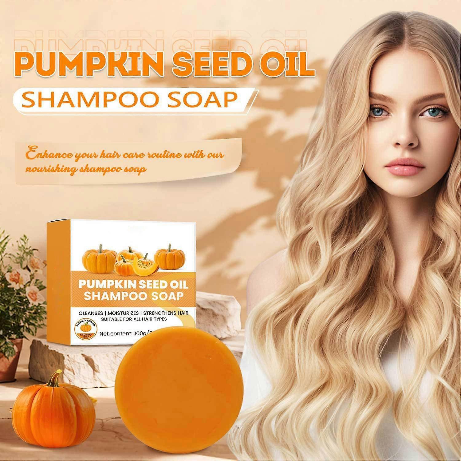 Clean Hair Care To Reduce Hairy Pumpkin Seed Oil Shampoo 100g Flye3124 ...