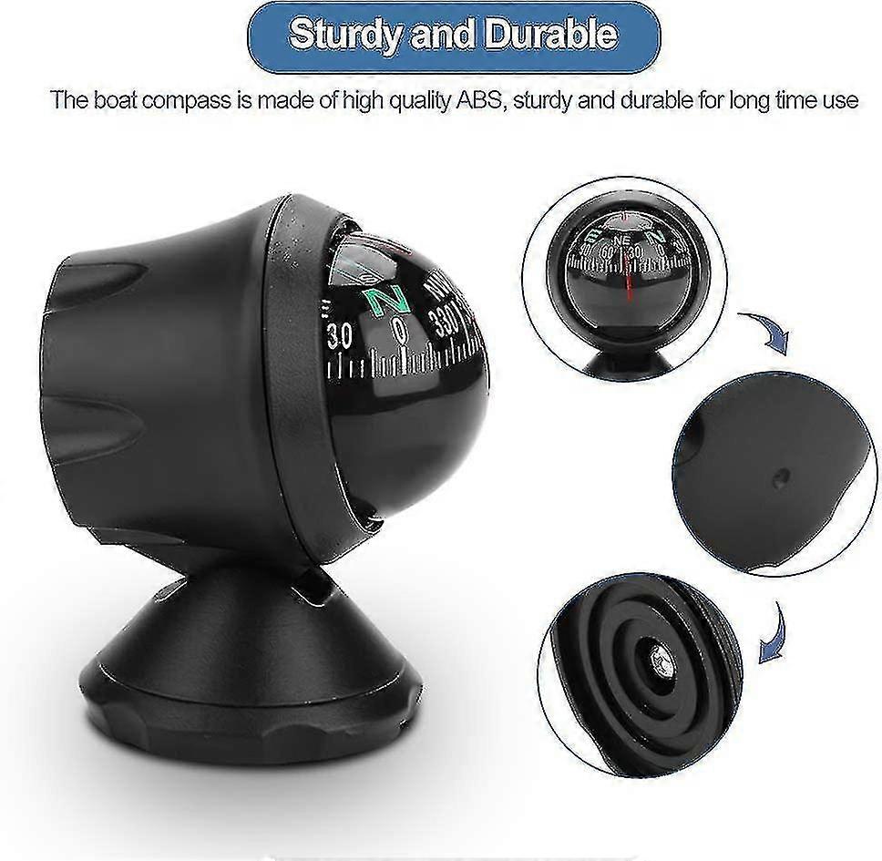 Boat Compass, Car Compass Dashboard Digital Navigation Exploration ...