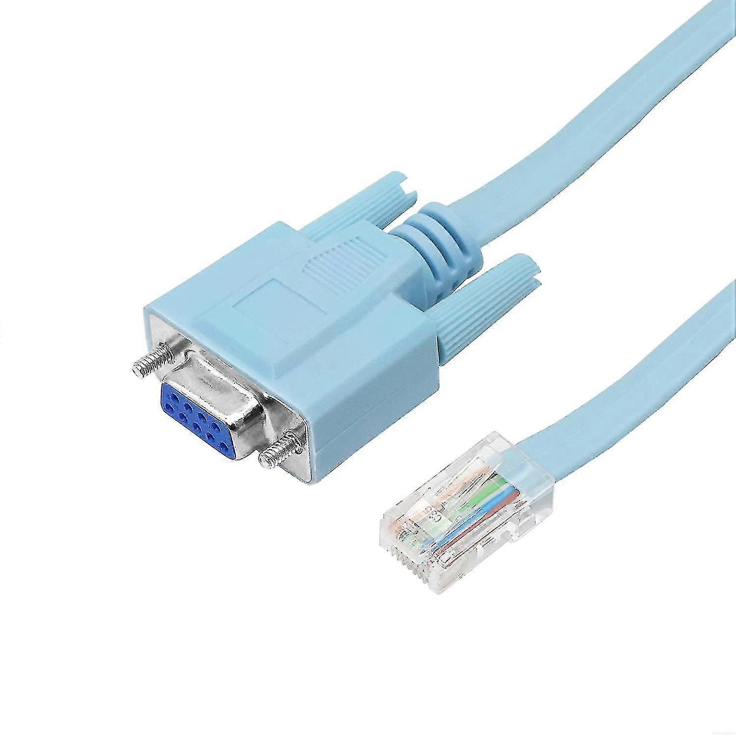 Rj45 To Serial Port Cable 9 Pin Db9 Female Serial Rs232 Port To Rj45 ...