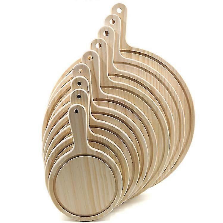 Wooden 6-14 Inch Round Pizza Board, Multifunctional Pizza Board, Pizza ...
