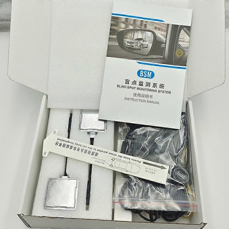 Car Blind Spot Detection System Bsm Universal Ultrasonic Sensor Radar ...