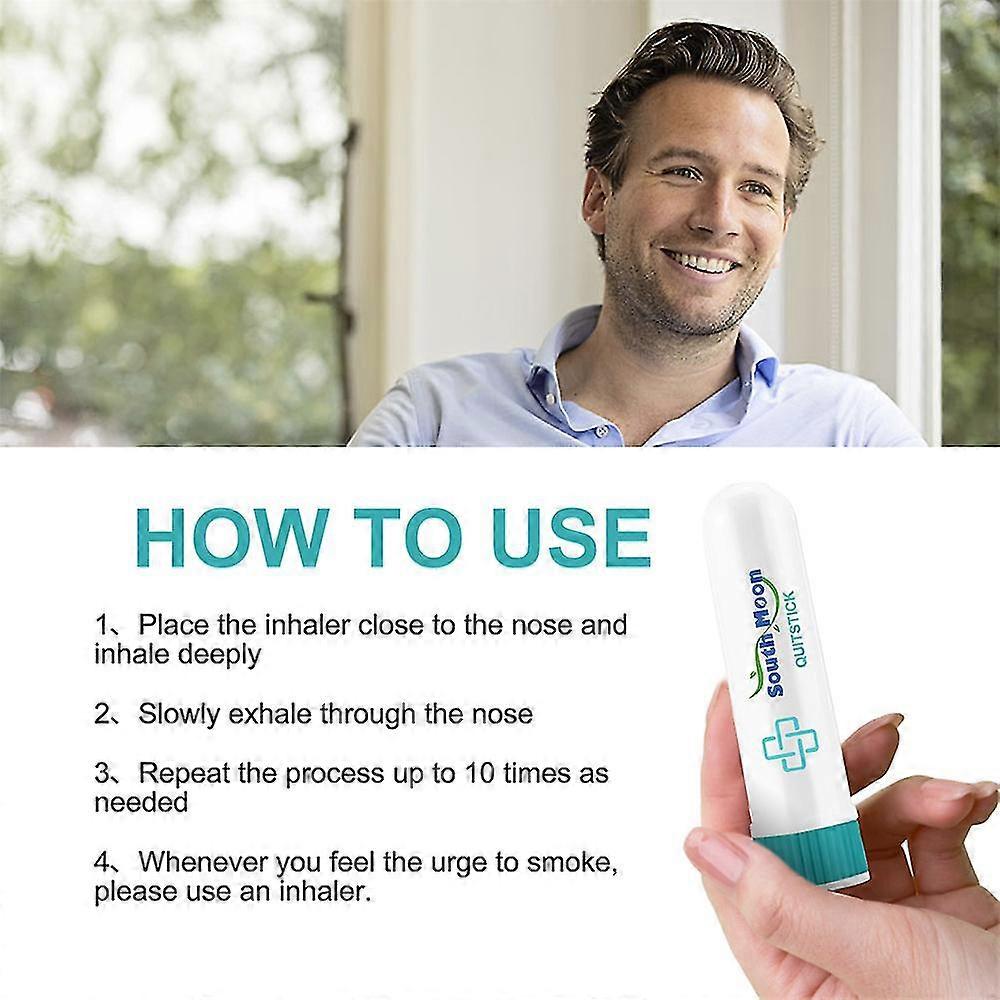 3x Breathe Free Quit Stick, Aromatherapy Quit Smoking Inhaler Stickeasy ...