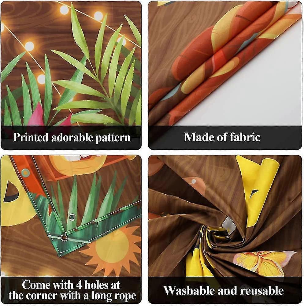 Tiki Luau Party Decoration Hawaiian Tiki Banner Summer Tiki Bar ...