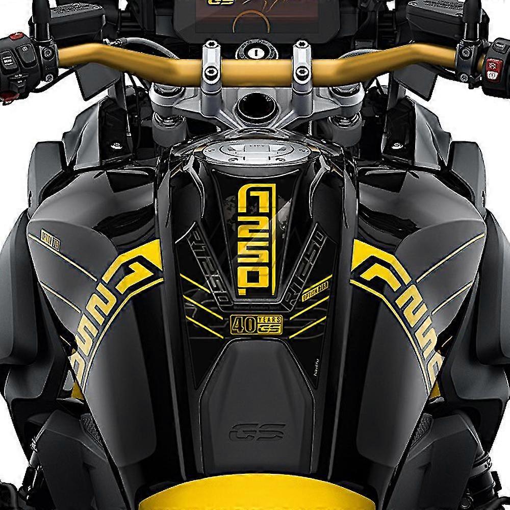 For Bmw R1250gs 40 Years Gs Triple Black 2020 2021 Motorcycle Gas Tank ...