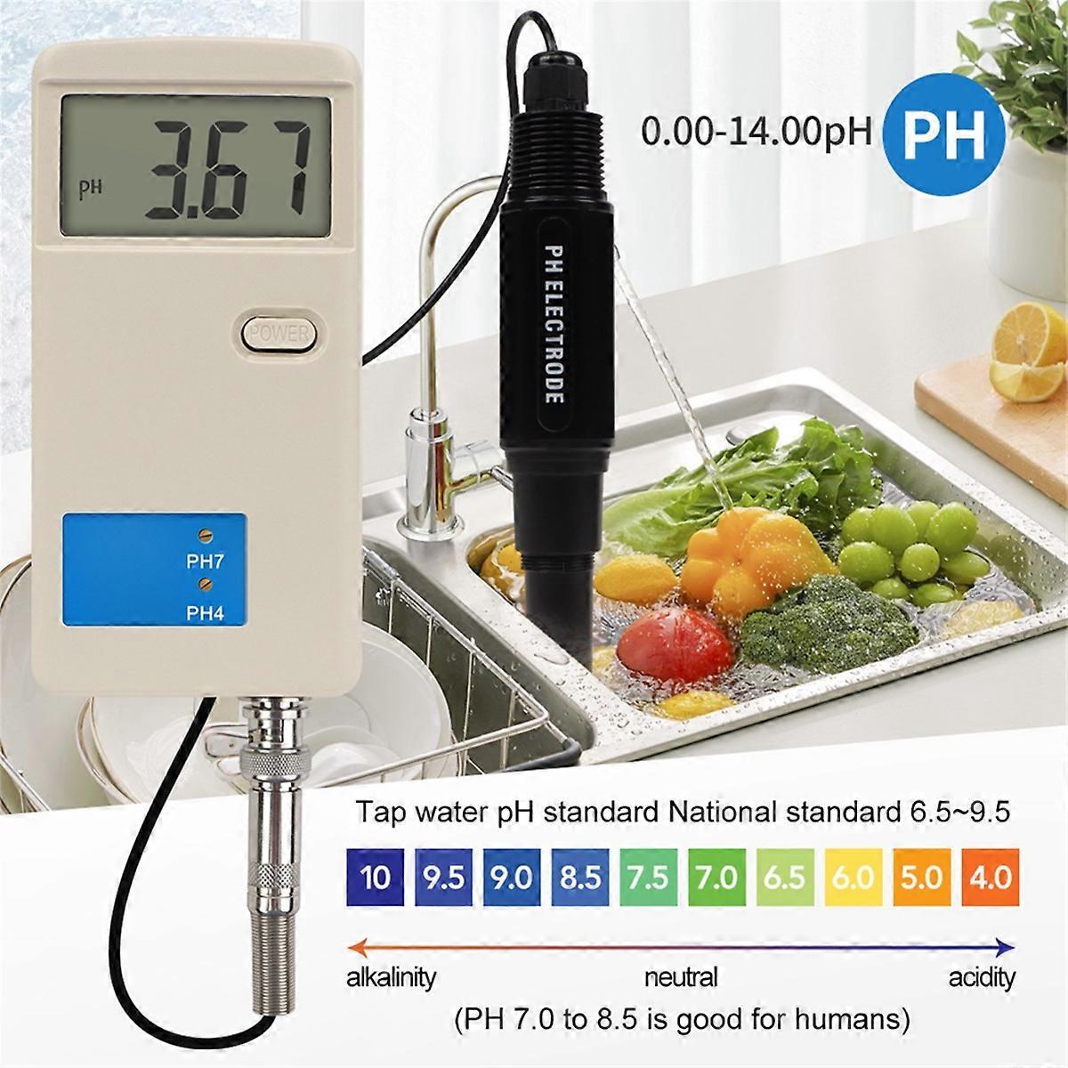 Water Quality Tester Portable Acidity Meter PH Value Detection for ...