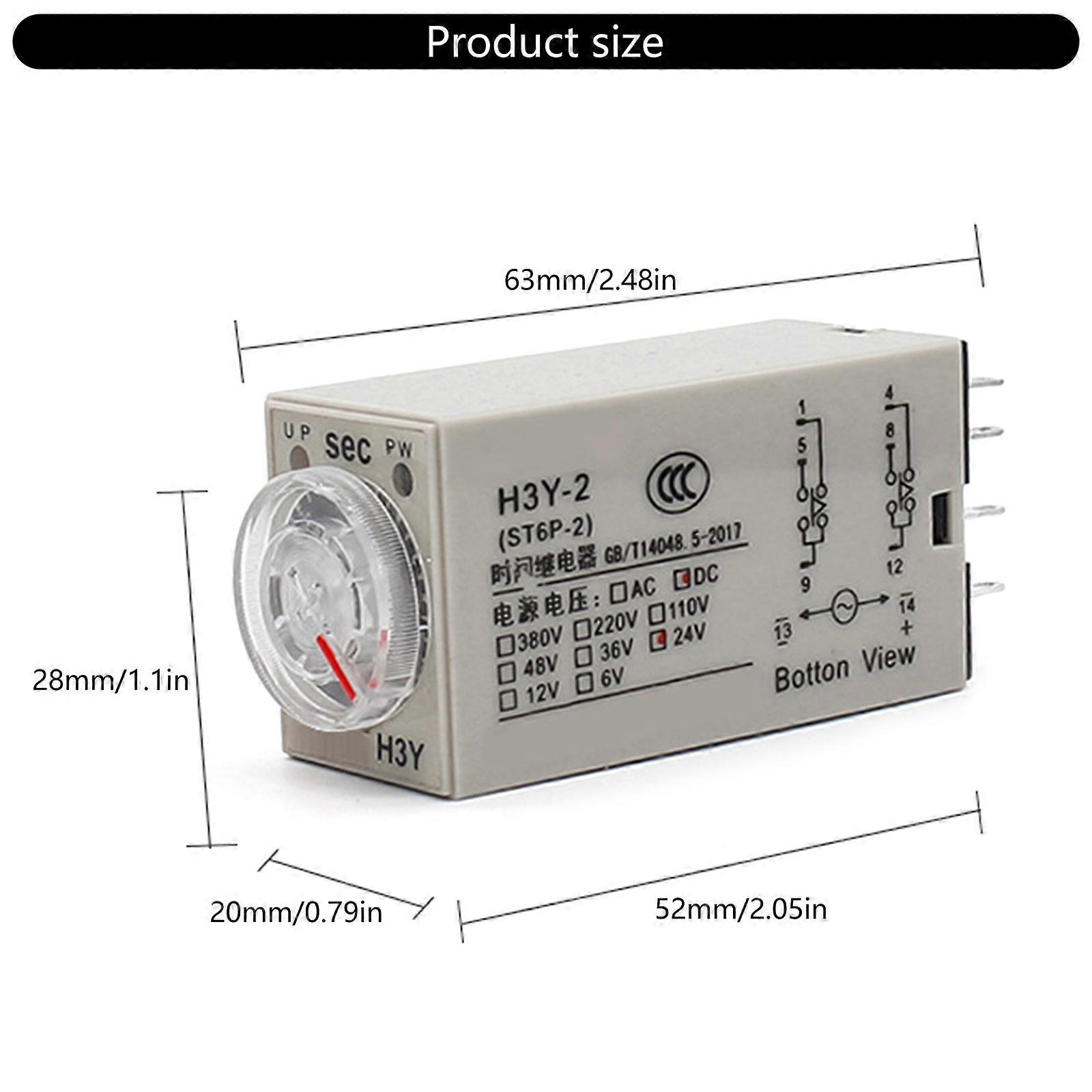Power On Time Relays Delay Timers With Base Socket 10 Seconds Timers ...