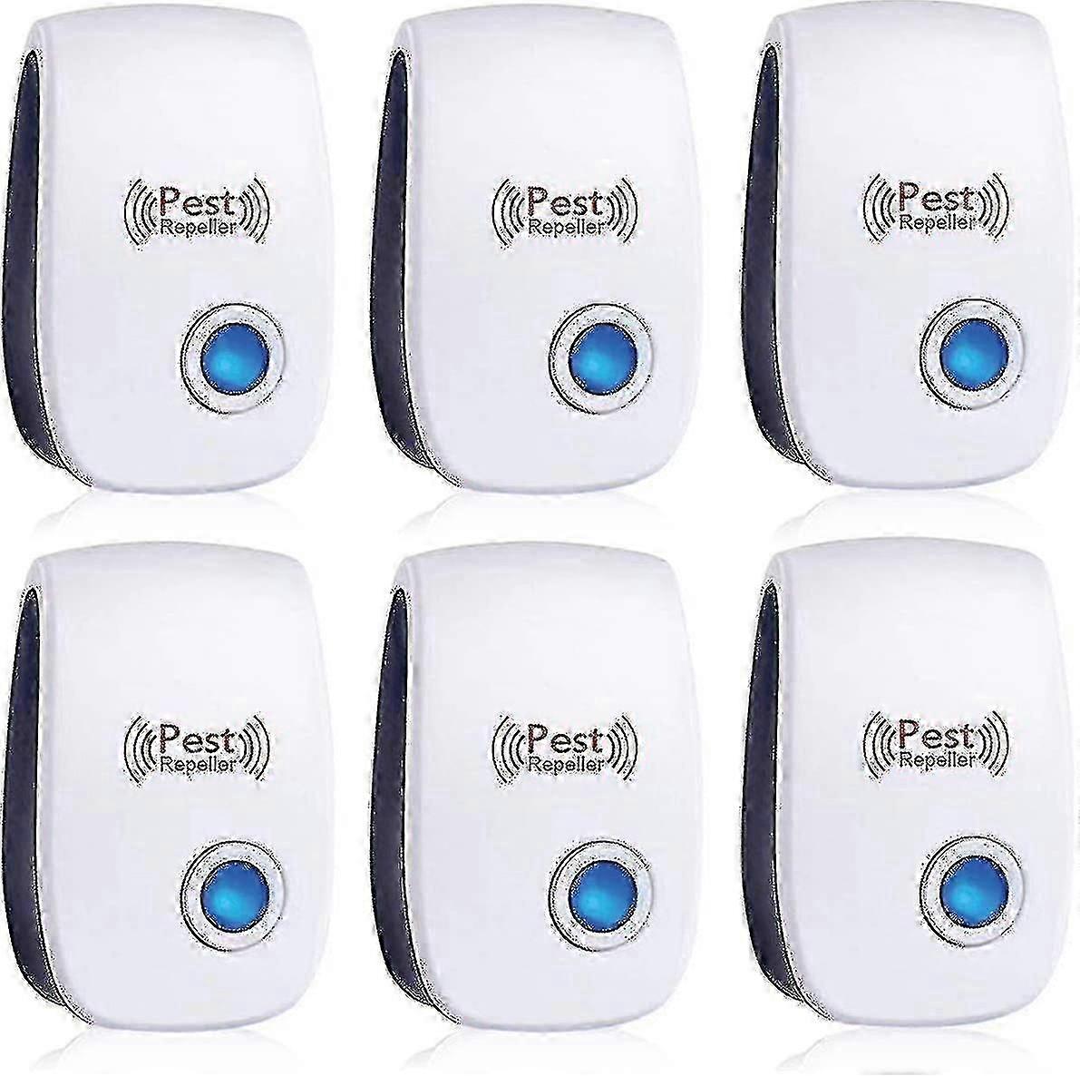 (6 Pack) Ultrasonic Pest Repeller,sonic Repellent Pest Control For ...