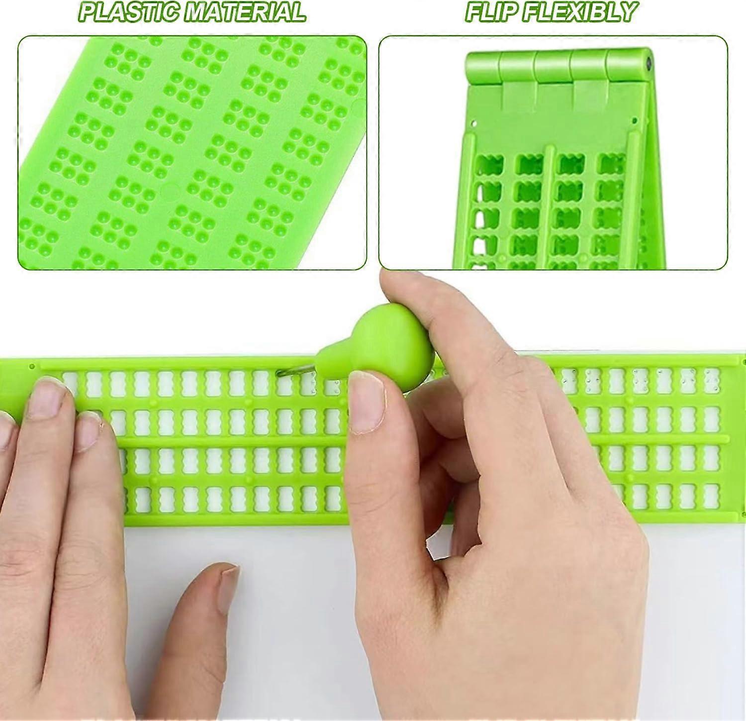 Braille Typewriter, 2-Foundation Braille Slate, 4-Line, 28-Cell Writer ...