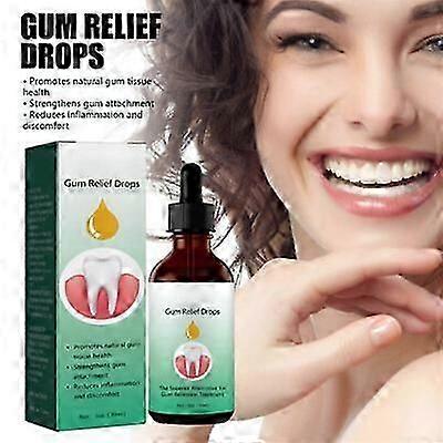 1-3x Gum Regrowth Drops, Natural Gum Restore Liquid Mouthwash, Gum ...