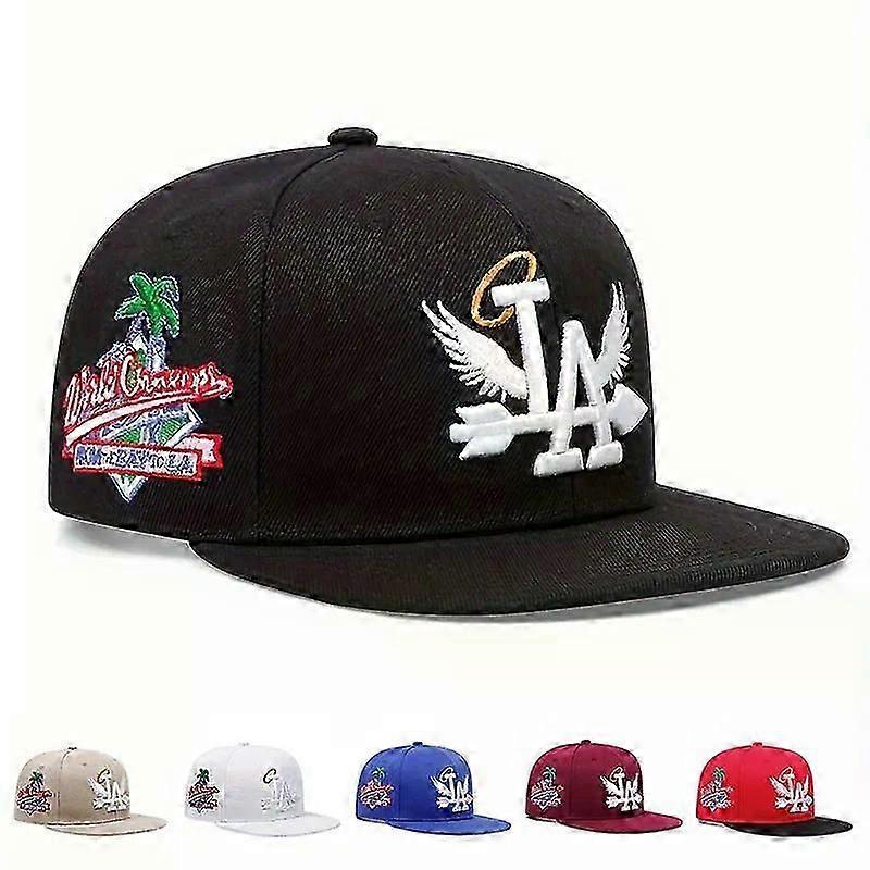 Fashion Unisex LA Embroidery Baseball Caps Los Angeles Snapback Hat ...