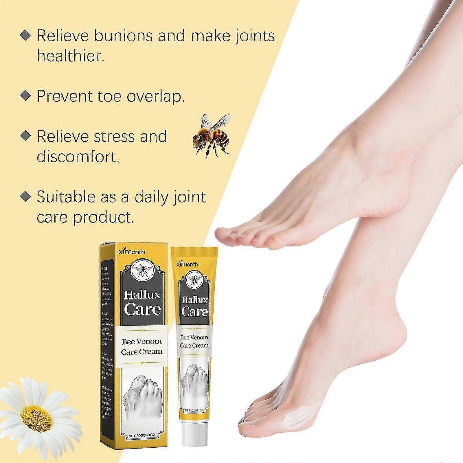 Bee Venom Hallux Valgus Treatment Cream, Bee Venom Bunion Cream, Foot ...