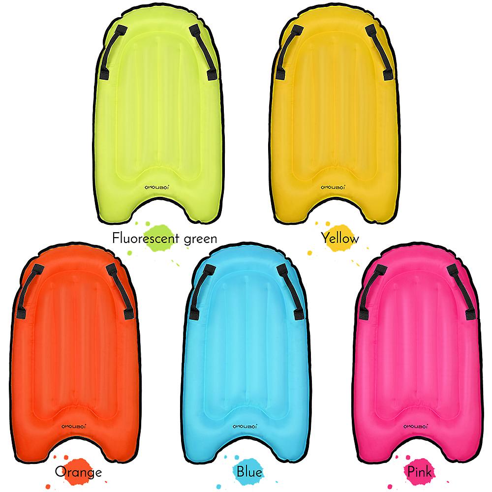 Inflatable Surfing Board with Handles Surfing Body Board Folding Beach Surfboard Swimming ...