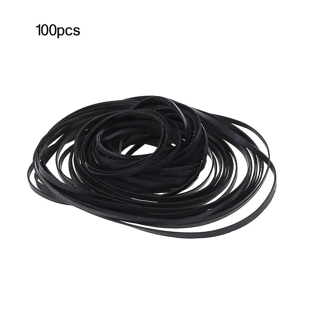 100PCS Assorted Flat Drive Belts 4mm Width Cassette Tape Machine Rubber ...