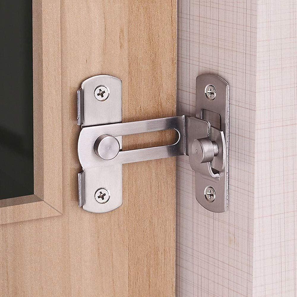 90 Degree Right Angle Door Latch Lock Buckle Bolt Sliding Latch Barrel ...