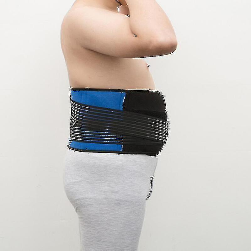 Big Size 5xl 6xl Lower Back Support Brace Male Waist Back Posture ...