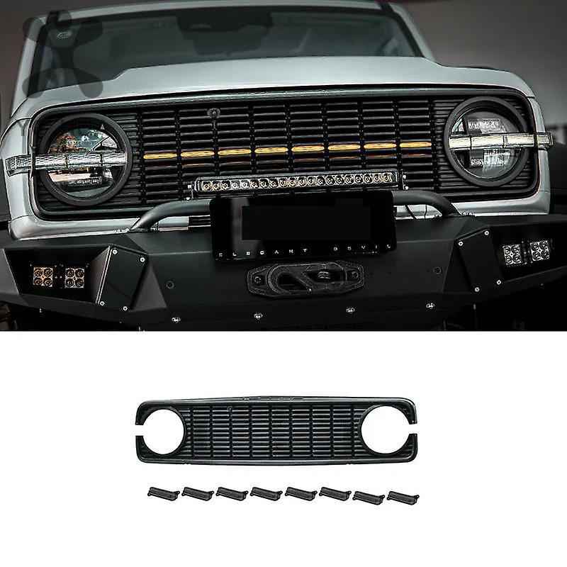 Car Grille Fit For Tank 300 Dark Grille Modified Front Face Retro ...