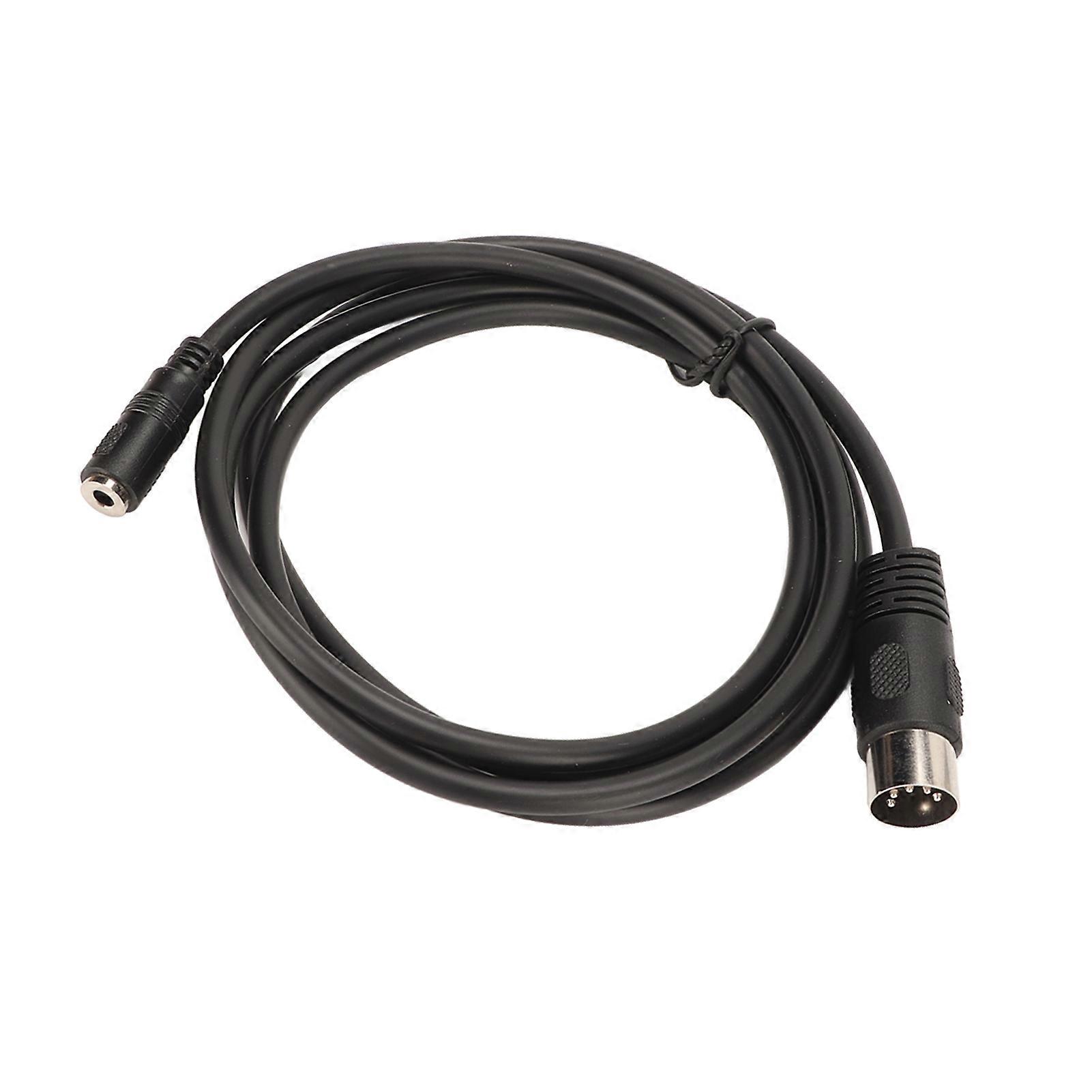 5 Pin DIN Male Plug to 3.5mm Cable Professional 5 Pin Extension Cable ...