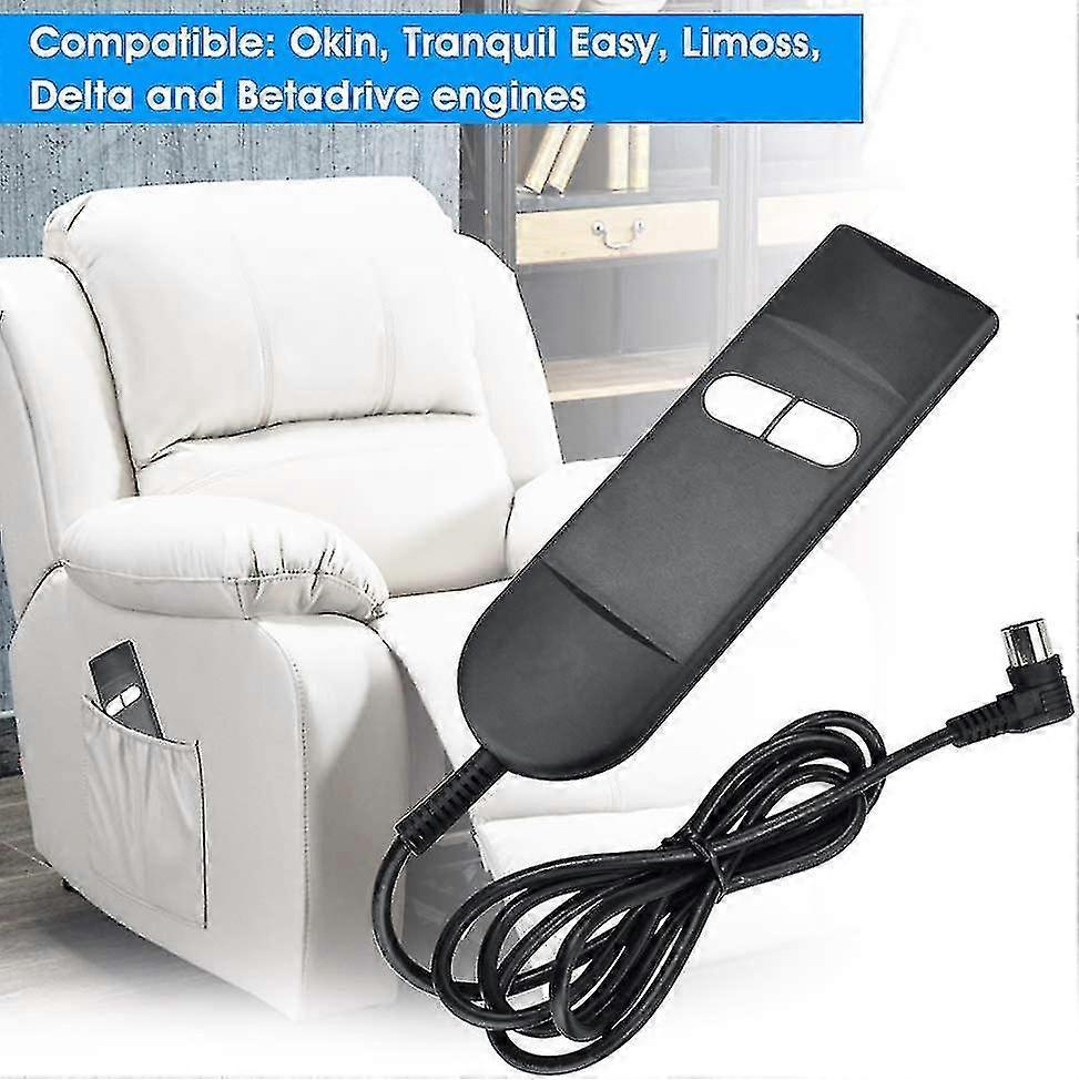 Manual Control 2 Button Recliner Remote Control Power Chair Switch For ...