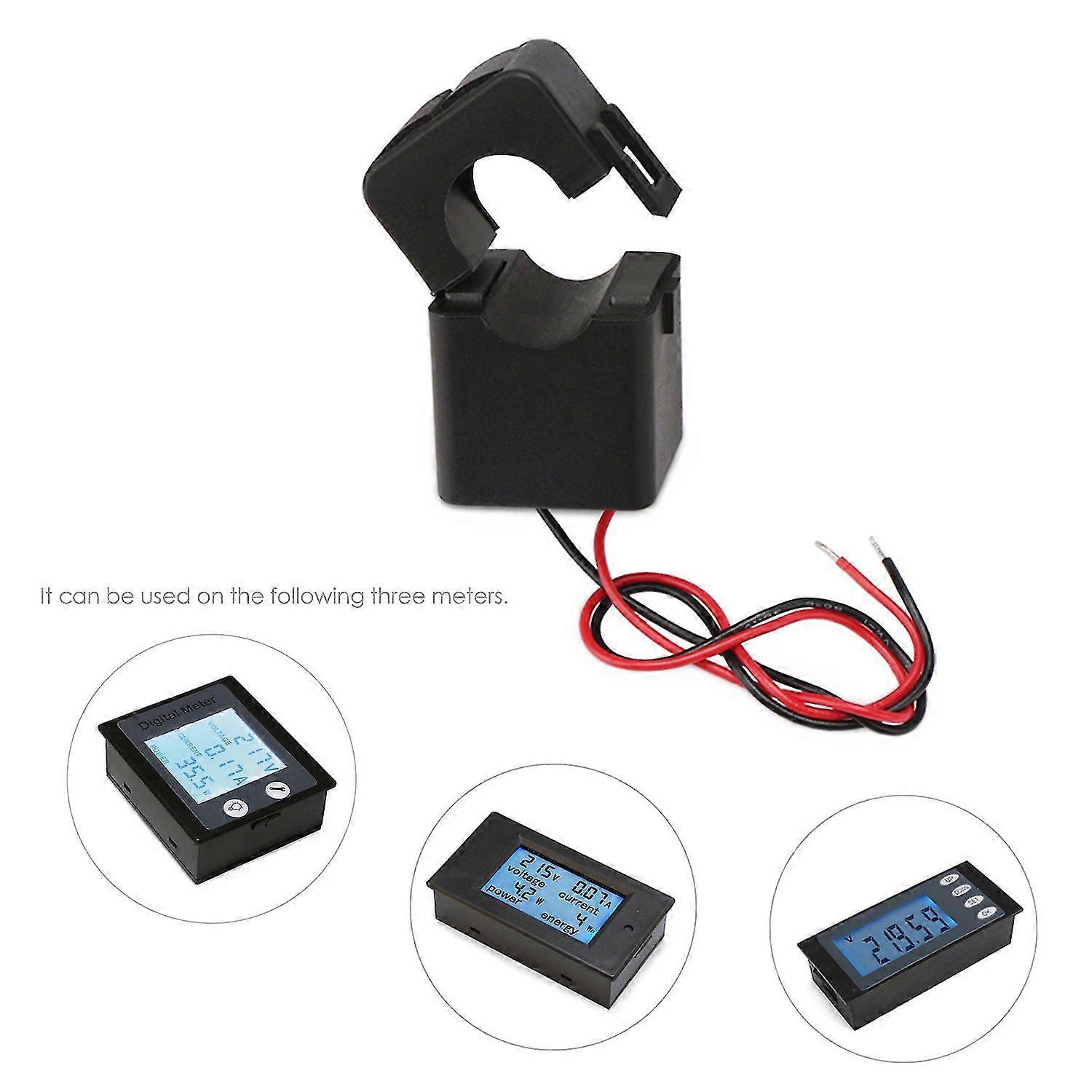 Current Transformer,100a 100ma Ac Current Sensor, Split Core Amp ...