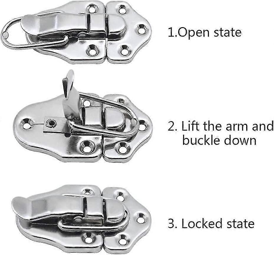 8 Toggle Clasp Latches Toggle Lock Lever Lock Clasp For Jewelry Boxes ...