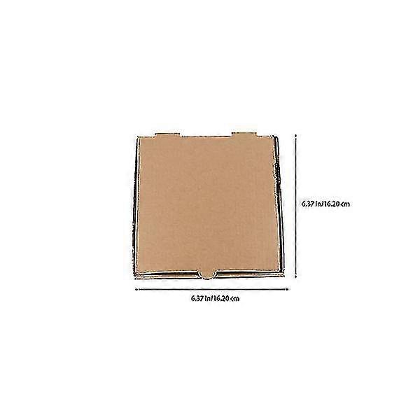 25pcs Mini Pizza Boxes Miniature Cardboard Box Pizza Corrugated Board ...