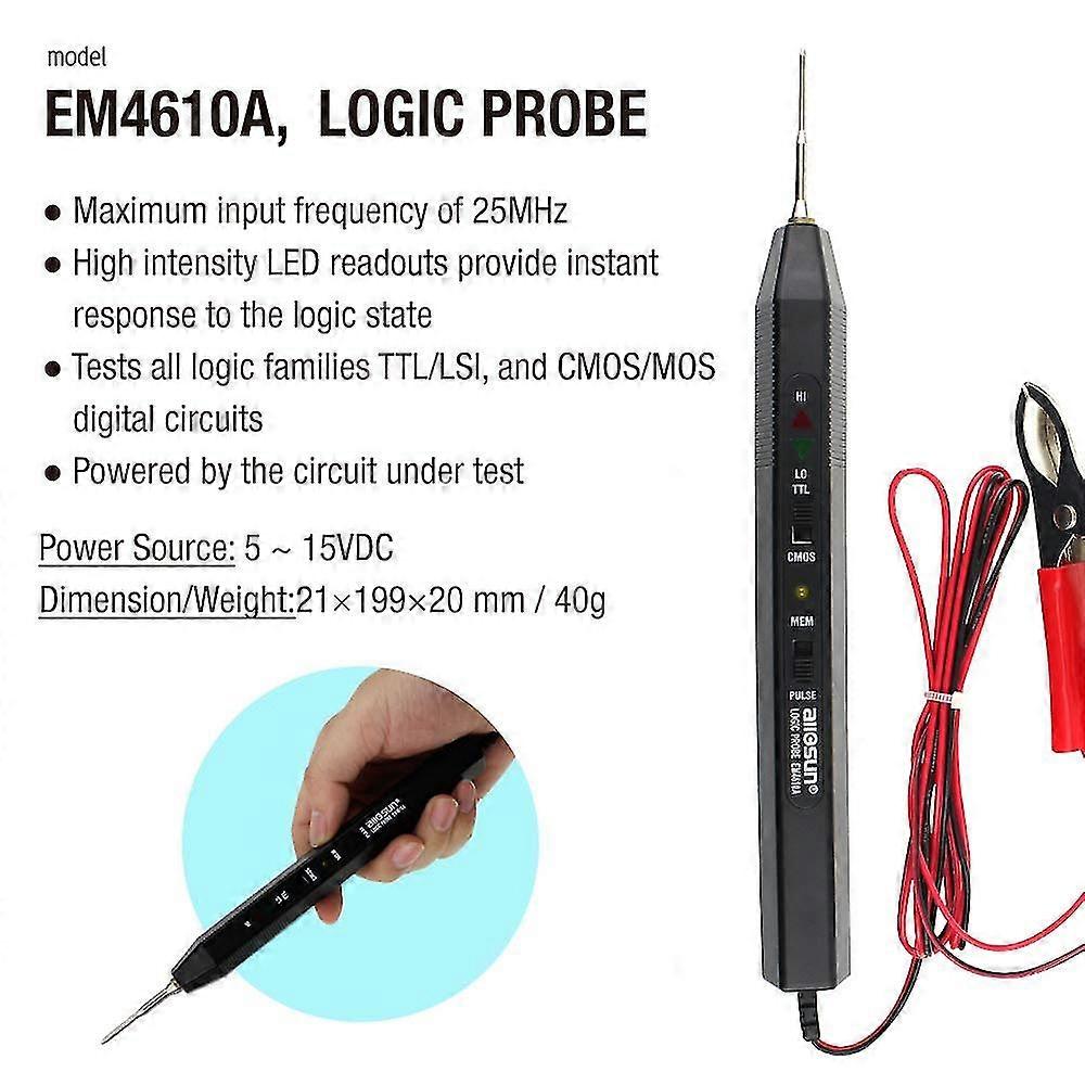 Electrical Circuit Testers Probe Logic Troubleshooting Tester ...